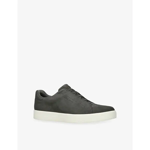 Cole Haan Grandpro Luxe Suede Trainers - Grey/d.cmb