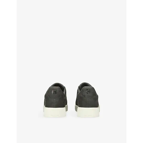 Cole Haan Grandpro Luxe Suede Trainers - Grey/d.cmb