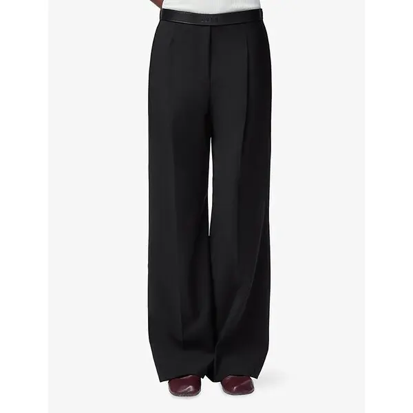 Loewe Pleated Straight-leg Wool Trousers
