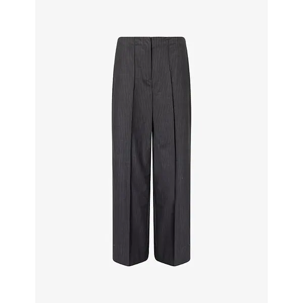 Rag & Bone Irina Pinstripe Tailored Wool-blend Trousers