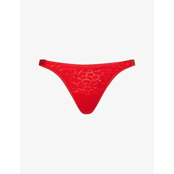 Calvin Klein Icon Stretch-lace Thong - Adrenaline Rush