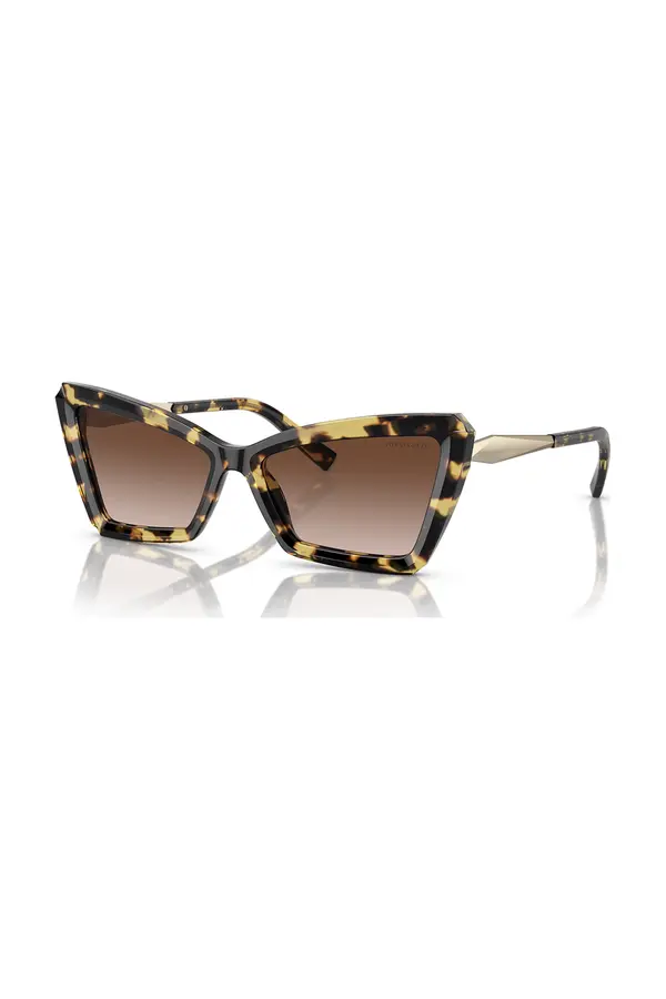 TIFFANY SUNGLASS HUT Tiffany Tortoise Cat Eye Sunglasses - Brown