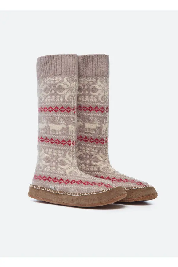 Sea Hollis Fair Isle Knit Slippers