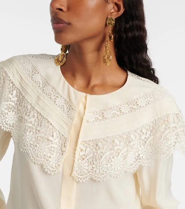 Chloé Medals Embellished Drop Earrings