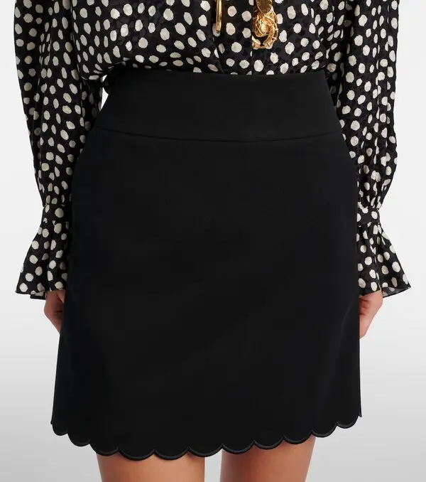 Chloé High-rise Cotton Miniskirt
