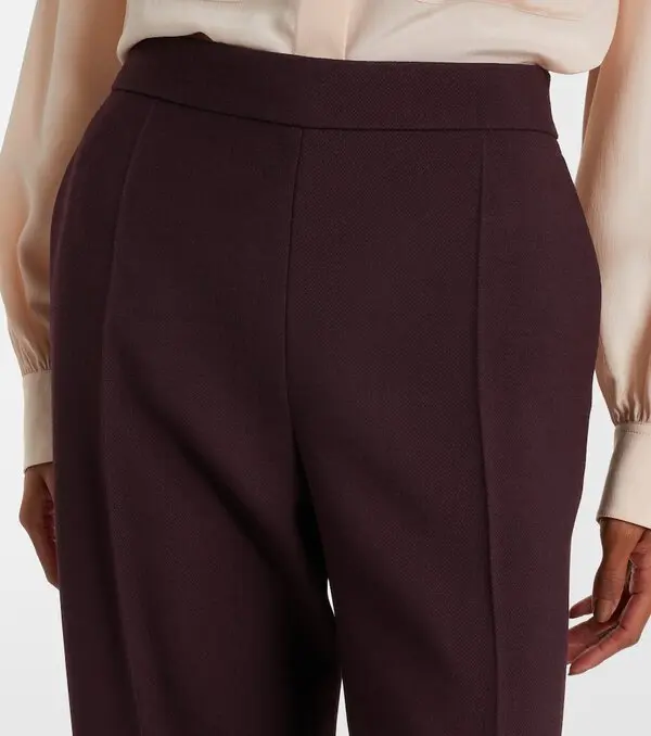 Chloé High-rise Virgin Wool Wide-leg Pants