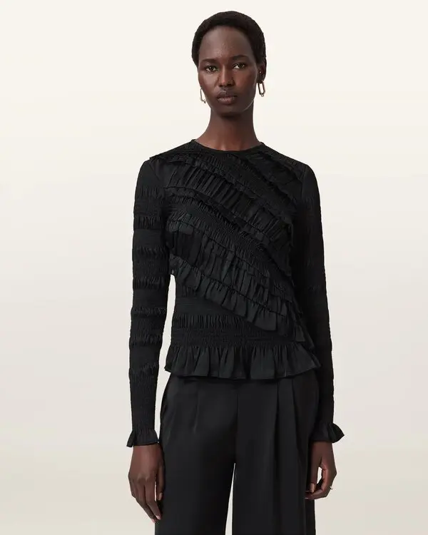 ALLSAINTS Nyla Long Sleeve Top