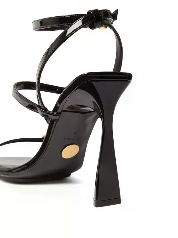 Stella McCartney Elsa Patent Buckle Heeled Sandals