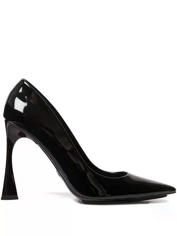 Stella McCartney 103mm Elsa Patent Pointed-toe Heeled Pumps - Black