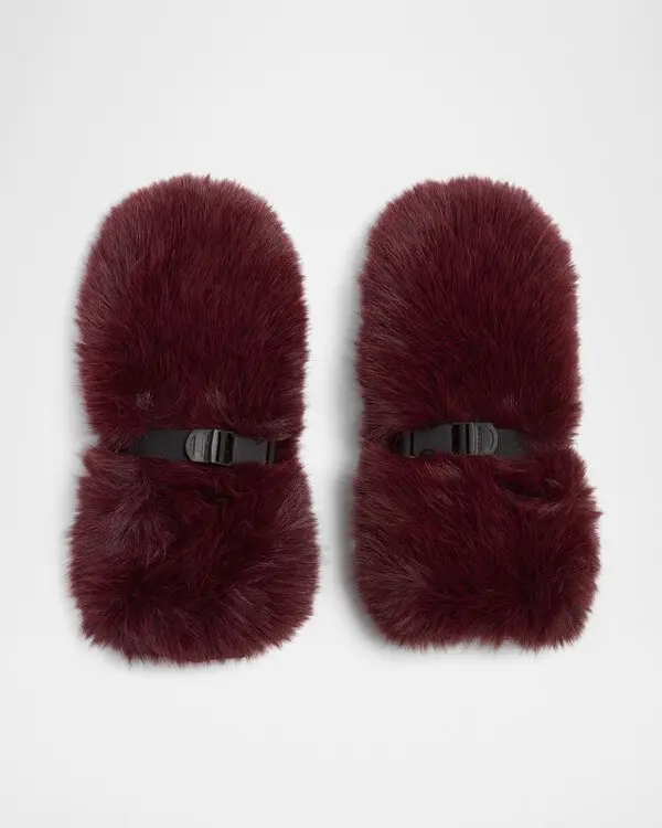 Jocelyn Faux Fur Mittens