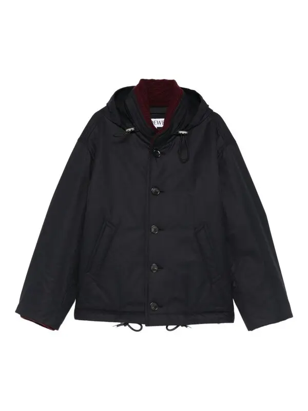 Loewe Nylon Padded Jacket - Blue
