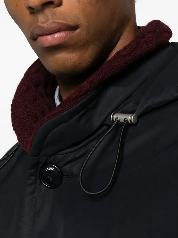 Loewe Nylon Padded Jacket - Blue