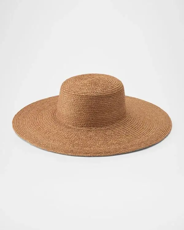Helen Kaminski Nathalia Raffia Sun Hat - Nougat