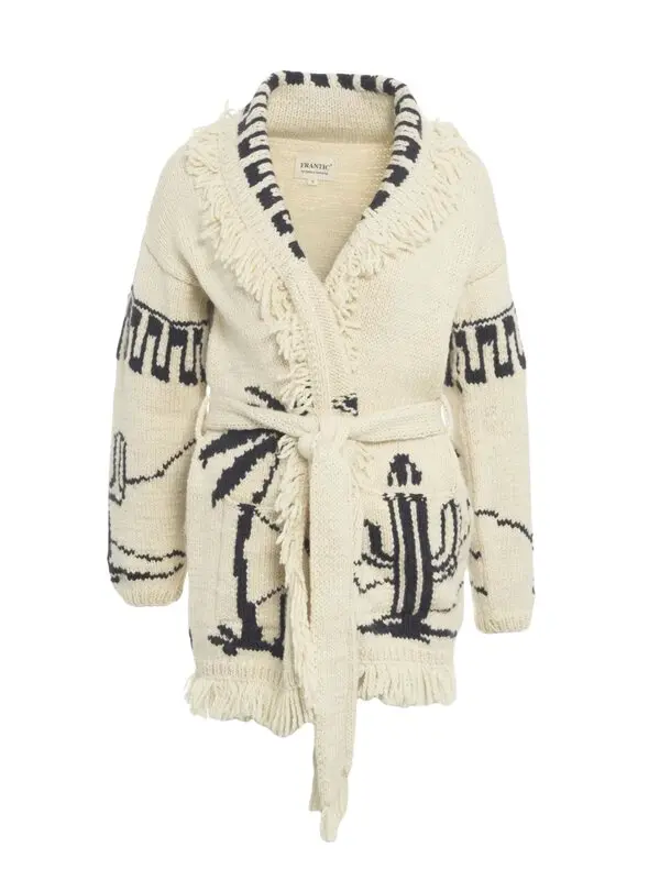FRANTIC Las Palmas Cardigan - White