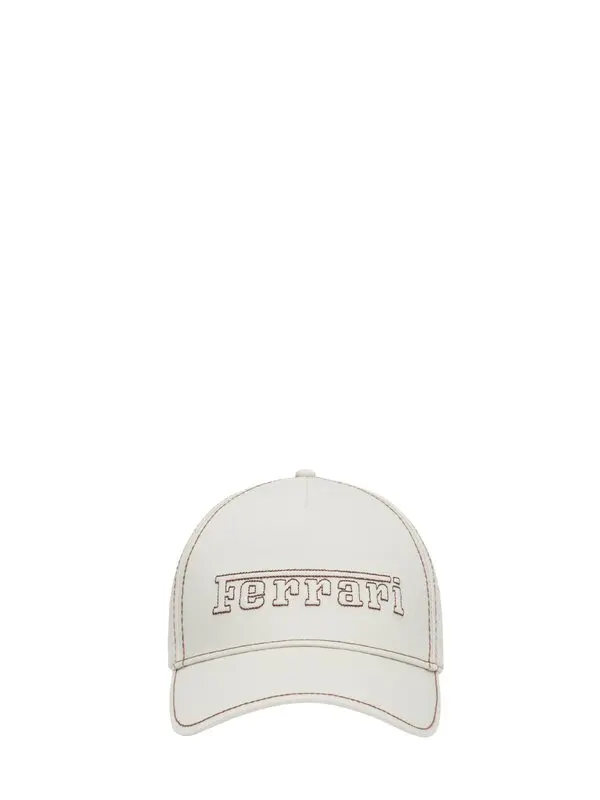 FERRARI Denim Baseball Cap - Grey