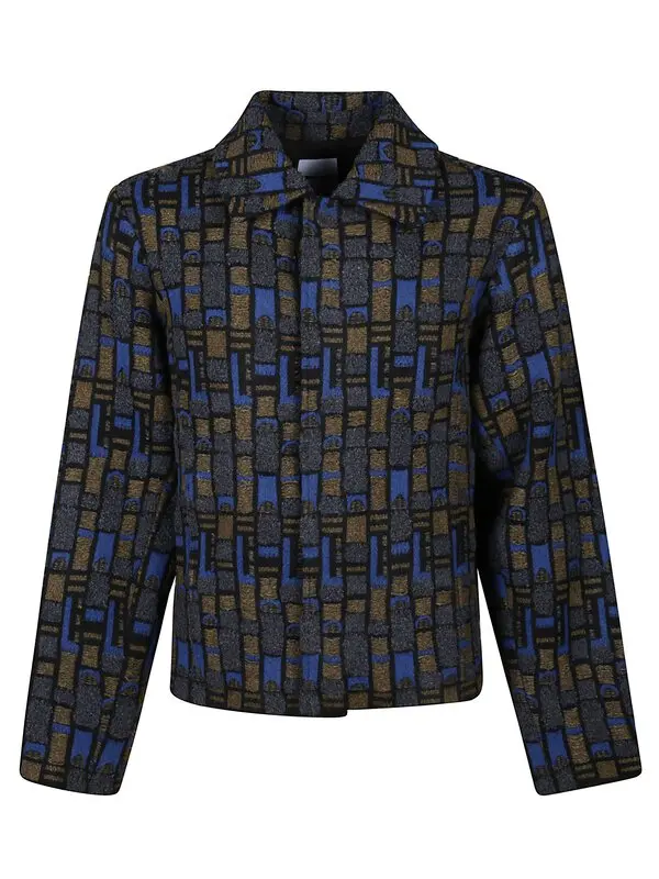 ADER ERROR Blouson With Shirt Collar - Grey