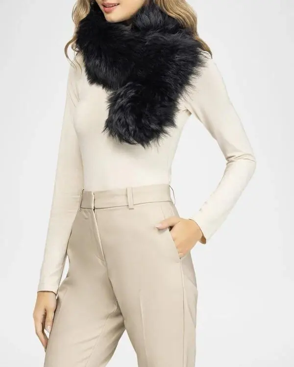 Gorski Select Lamb Shearling Collar