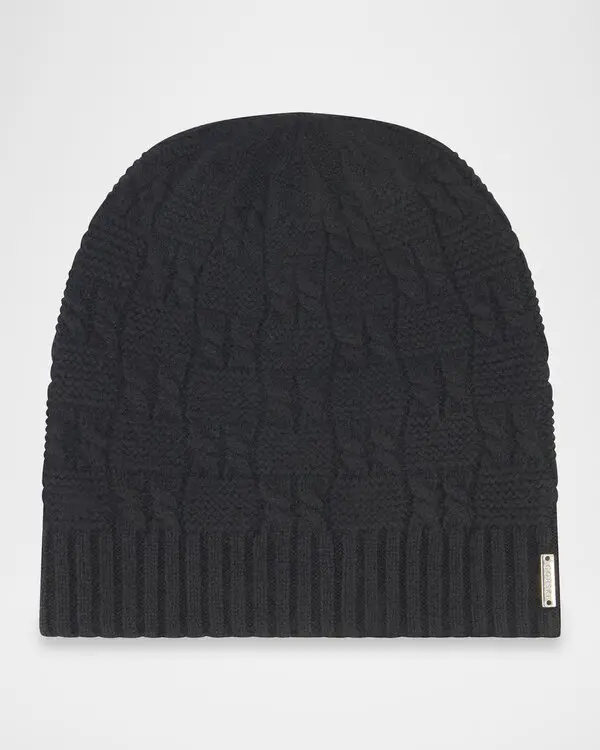 Gorski Cashmere Beanie - Black