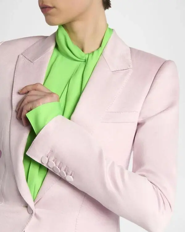 TOM FORD Single-breasted Silk Blend Blazer