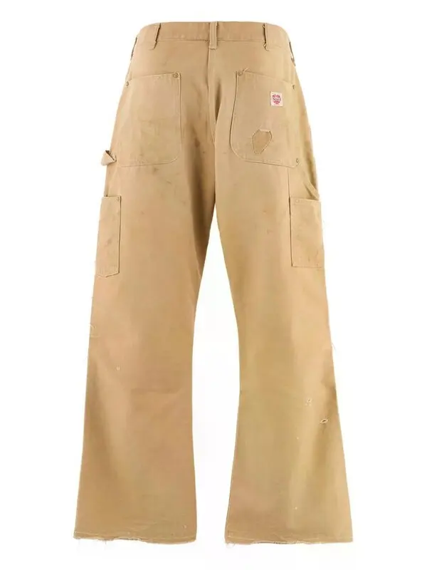 SAINT MXXXXXX Distressed-effect Trousers