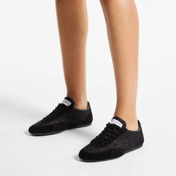 JIMMY CHOO Low-top Trainers - Black Mix