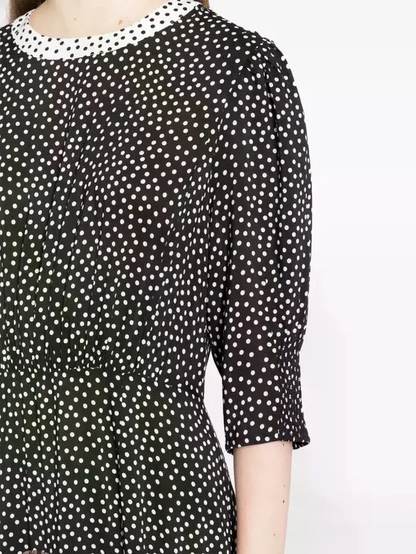 Rixo Meg Leopard Midi Dress