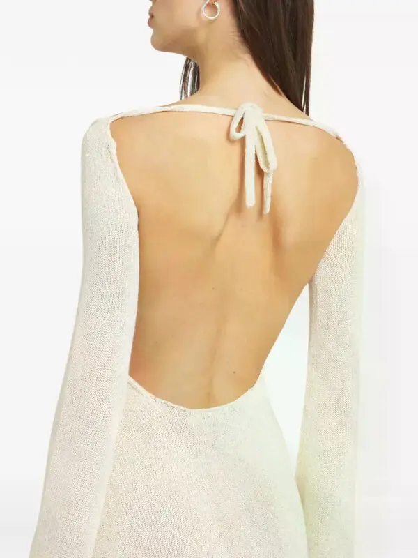 ASTA RESORT Audette Backless Mini Dress