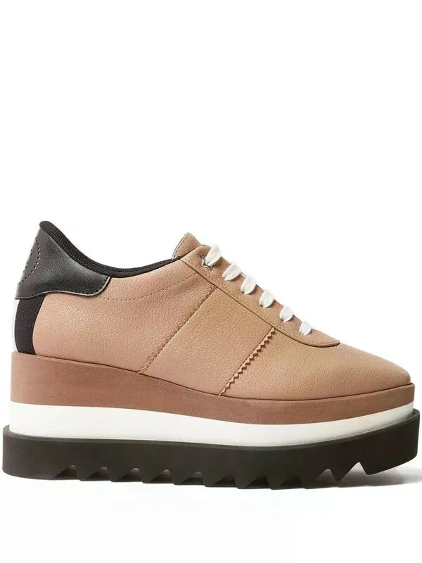 Stella McCartney 55mm Sneak-elyse Platform Sneakers - Neutrals