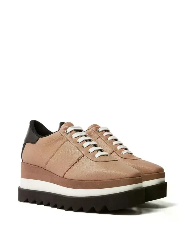 Stella McCartney 55mm Sneak-elyse Platform Sneakers - Neutrals