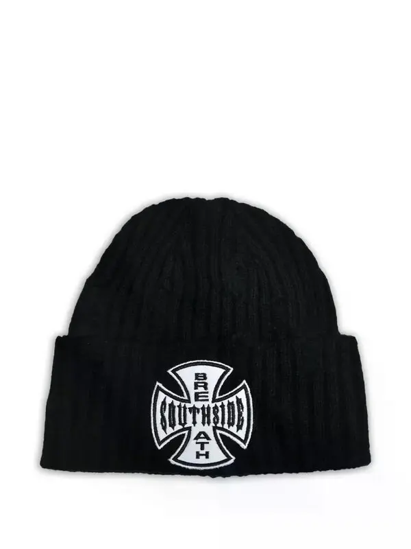 BREATH Logo-patch Beanie - Black
