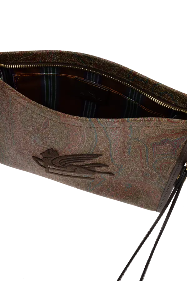Etro Patterned Clutch - Brown