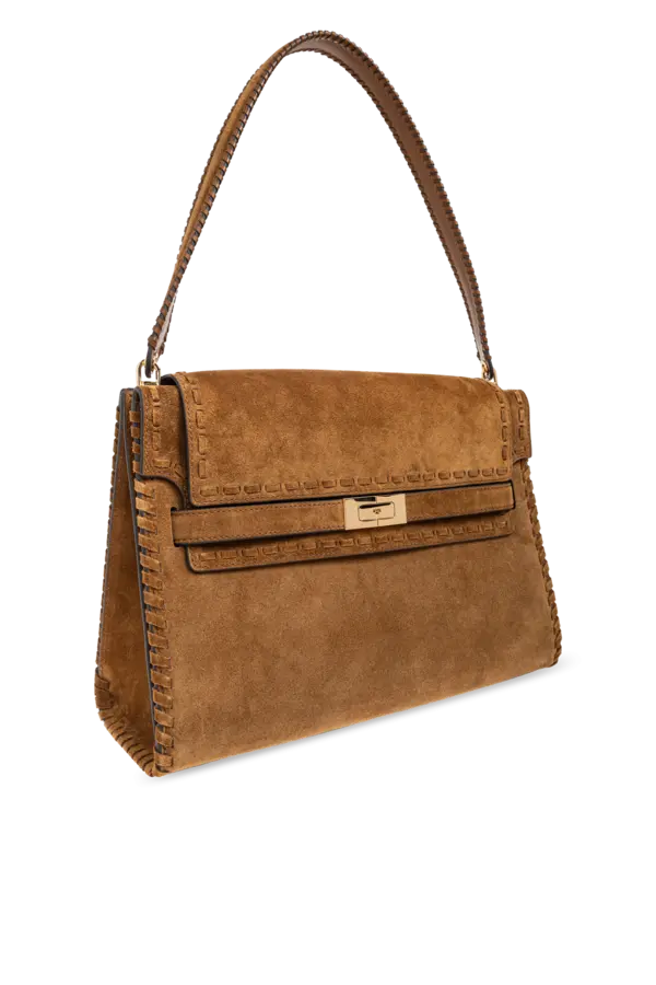 Tory Burch Lee Radziwill Shoulder Bag - Brown