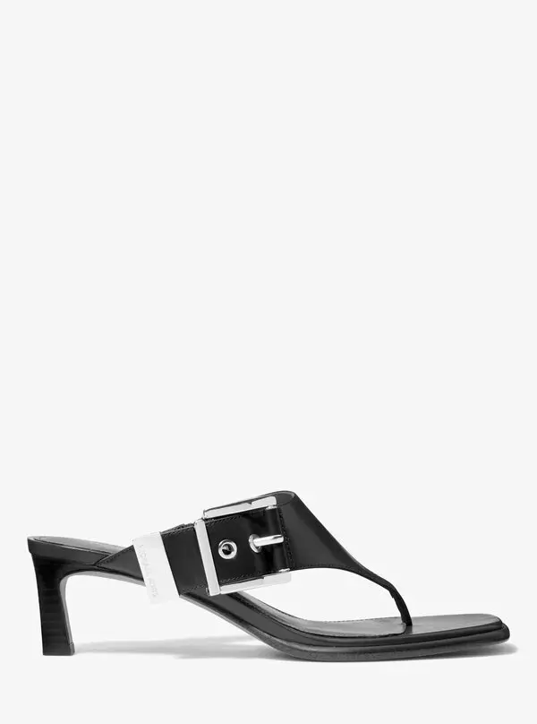 Michael Kors Rowen Leather Thong Sandal