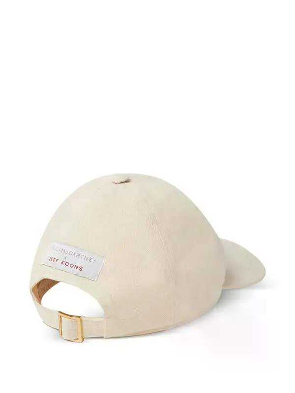 Stella McCartney Graphic-print Cap - Neutrals