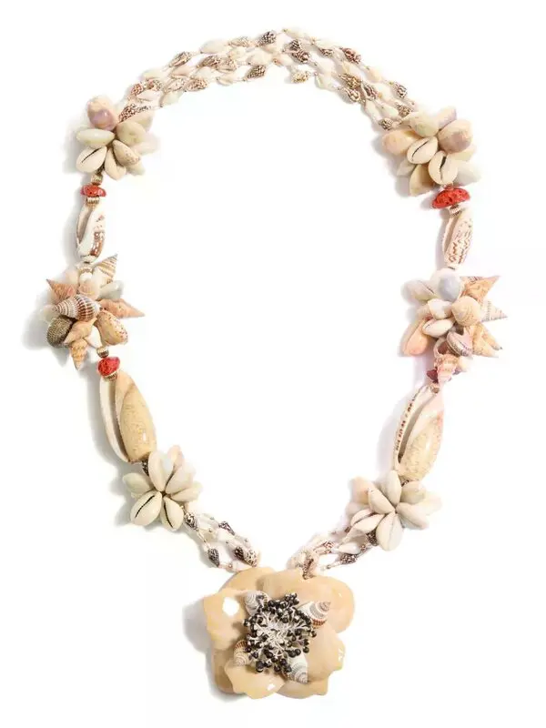 Valentino Garavani Aquatic Garden Necklace - Neutrals