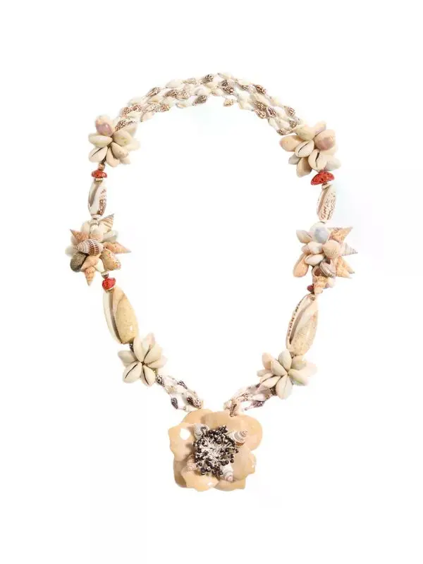 Valentino Garavani Aquatic Garden Necklace - Neutrals