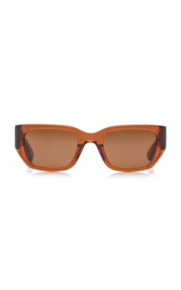 Bottega Veneta Square-frame Sunglasses - Brown