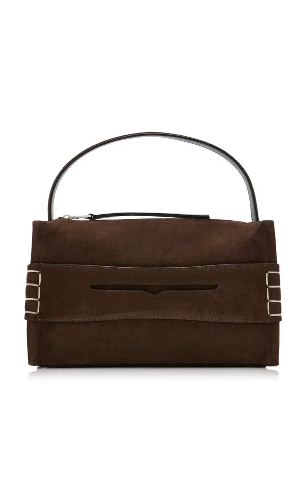 JW Anderson Loafer Suede Messenger Bag