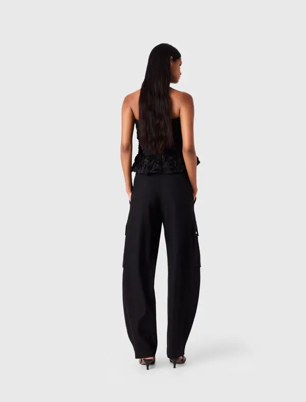 Maje Wool-blend Cargo Trousers