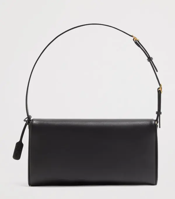 Valentino Garavani Leather Shoulder Bag - Black