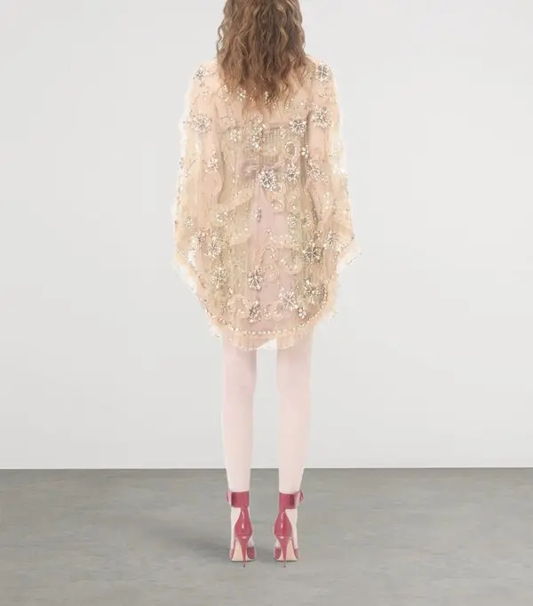 Valentino Garavani Embellished Cape