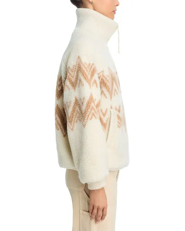 Varley Hendrik Half Zip Sweater - Egret