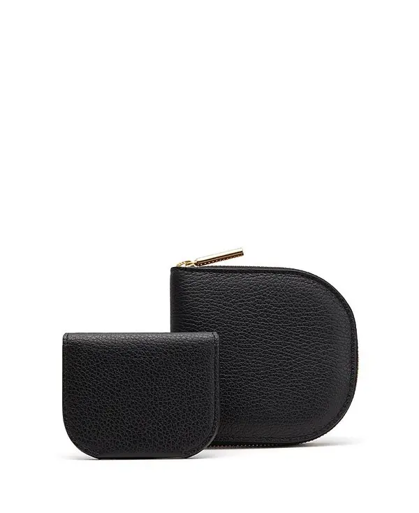 Cuyana Duo Small Zip Wallet - Black