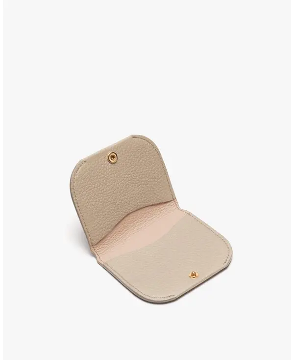 Cuyana Duo Small Zip Wallet - Stone