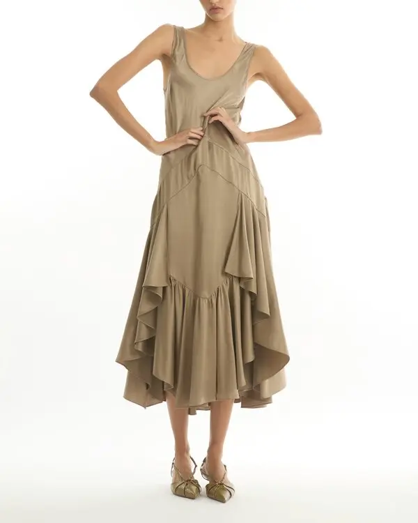 SECRET PON-PON Evelyn Dress - Taupe