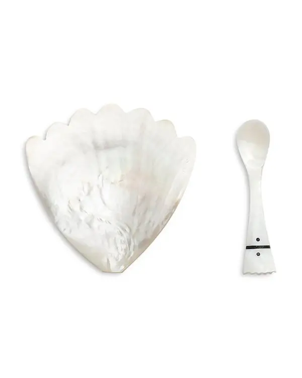 GOHAR WORLD Gohar Mother Of Pearl Caviar Service Set - M Of Pearl