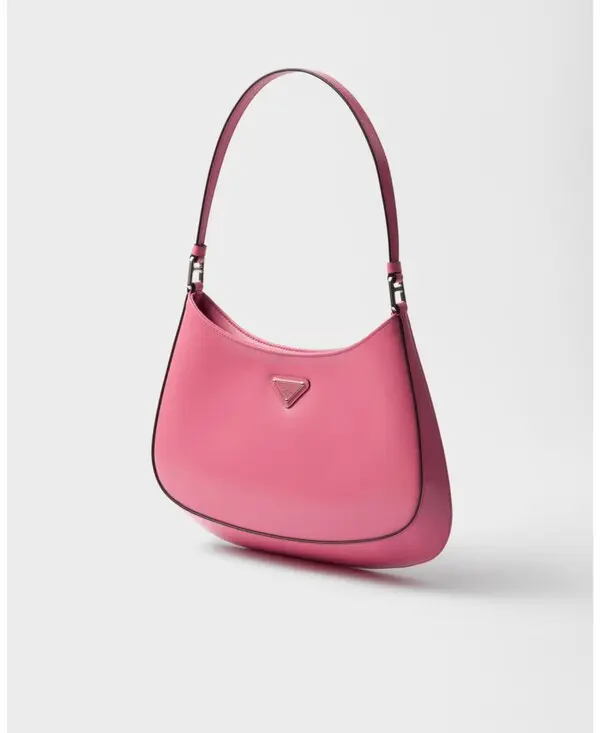 Prada Cleo Brushed Leather Shoulder Bag
