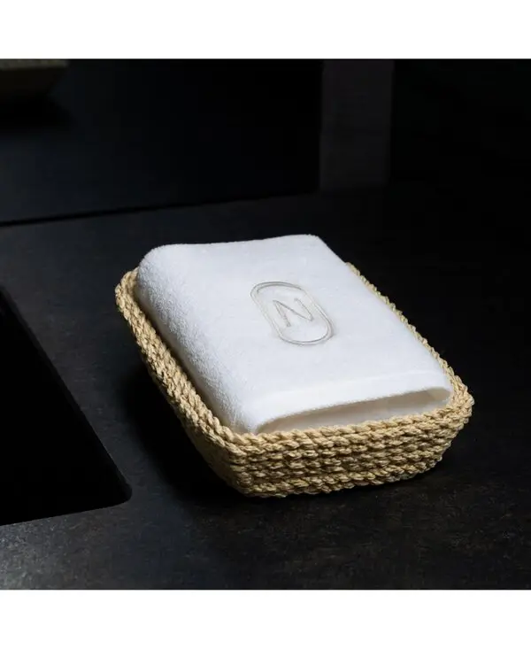 DOMANI HOME Monogram Guest Towel, N