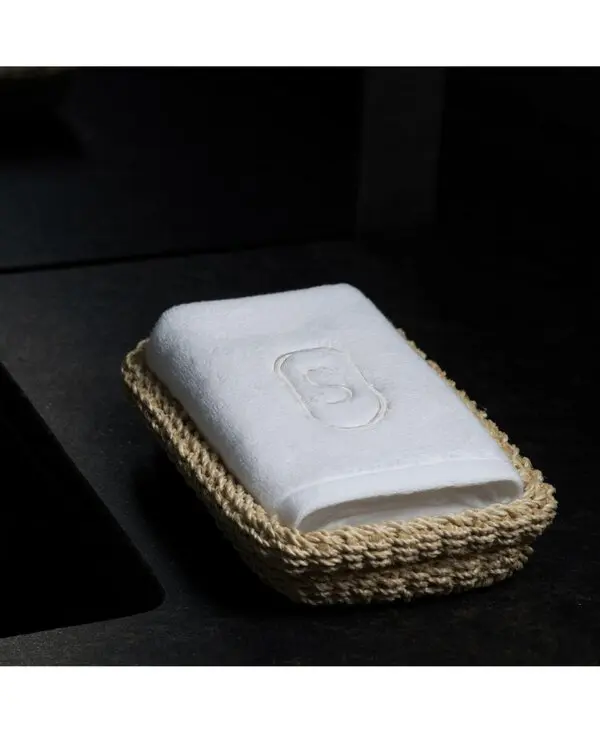 DOMANI HOME Monogram Guest Towel, S