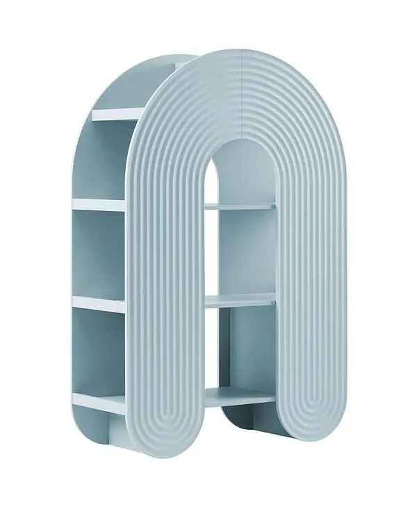 MODWAY Daydream 58 Arched Bookshelf - Light Blue